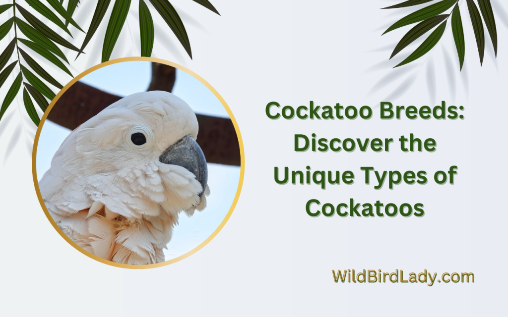 Cockatoo Breeds: Discover the Unique Types of Cockatoos.